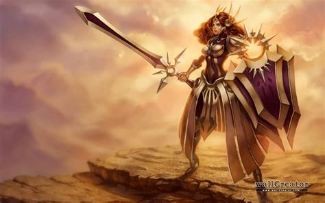 Download Leona League Of Legends Video Game League Of Legends Hd