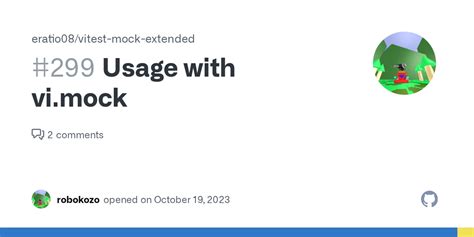 Usage With Vi Mock · Issue 299 · Eratio08 Vitest Mock Extended · Github