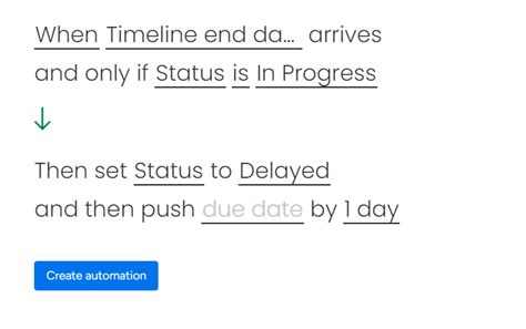 timeline end date automation feature requests monday community forum