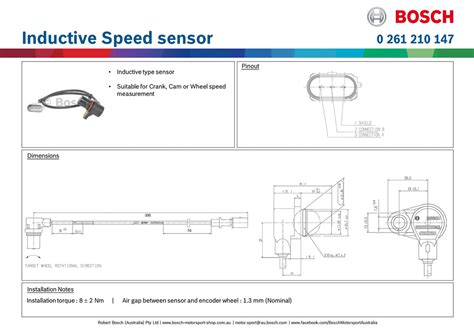 Bosch Inductive Speed Sensor Ci Performance Parts