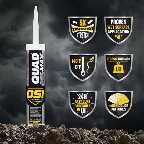 Osi Quad Max 9 1 2 Oz Window Door And Siding Polymer Sealant Beige