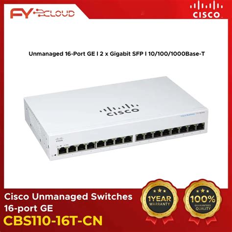 Cisco Switch CBS T CN Unmanaged Port GE Unmanaged Rack Ports Gigabit
