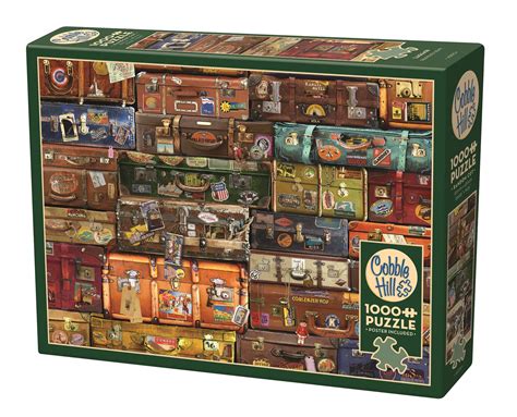 Cobble Hill Luggage Jigsaw Puzzle 1000 Pieces Pdk