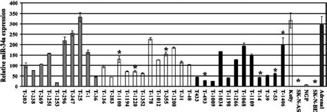 Reverse Transcriptase Qpcr Expression Analysis Of Mir 34a In Low Stage Download Scientific