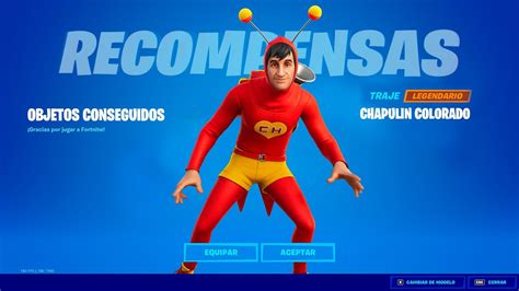 Anunciada Nueva Skin De El Chapulin Colorado En Fortnite Toda La