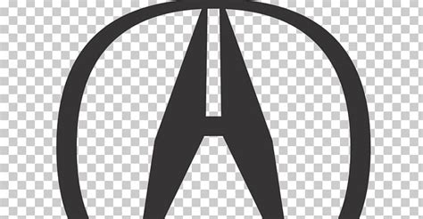 Black Acura Logo