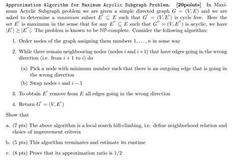 approximation algorithm for maximum acyclic subgraph