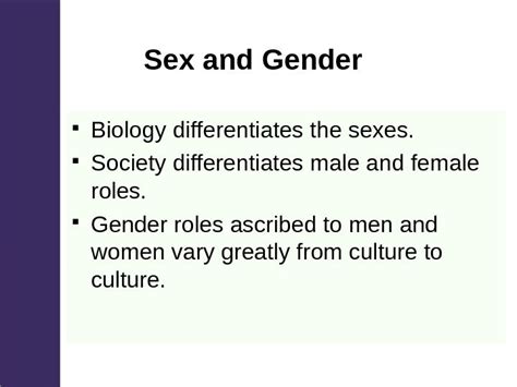 Gender And Sexuality