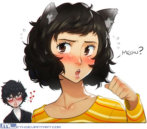 Amamiya Ren And Kawakami Sadayo Persona And More Drawn By Mleth Danbooru