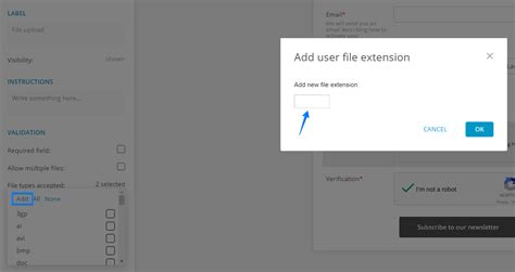 File Extensions The File Upload Supports 123formbuilder Docs