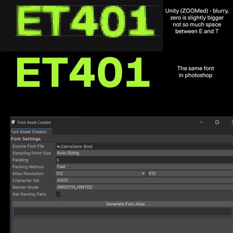 Textmeshpro Tmp Rendering Issues Different Char Size And Pixelation