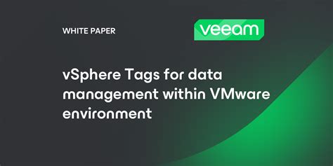 vsphere tags for data management within vmware environment