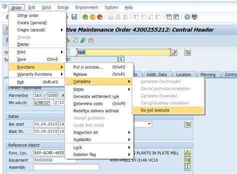 Setting Deletion Flag In Maintenance Order Sap Community