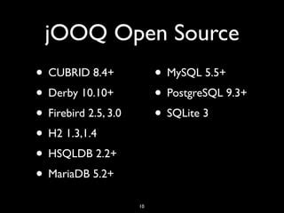 Building Realtime Access to Data Apps with jOOQ | PPT