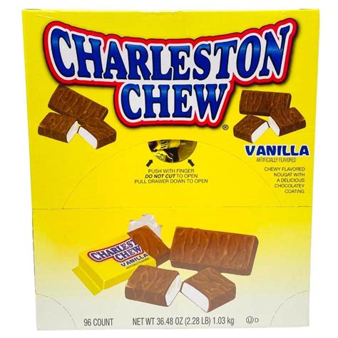 Charleston Chew Minis Vanilla 96ct 36 48oz Candy Funhouse