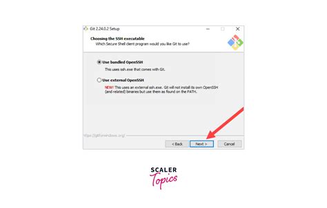 Git Installation Scaler Topics
