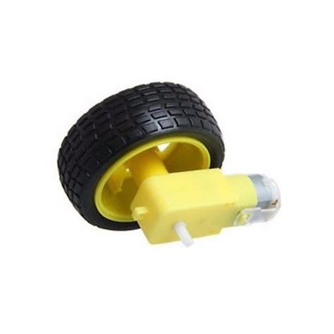 Motor Reductor Con Rueda Llanta Robot Arduino Robotica Carro 11900
