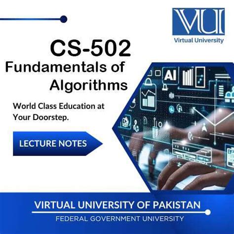 Cs502 Fundamentals Of Algorithms Vu Book Shop