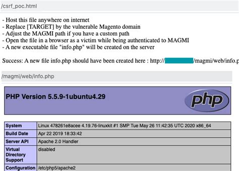 cve 2020 5776 cve 2020 5777 multiple vulnerabilities in the magmi