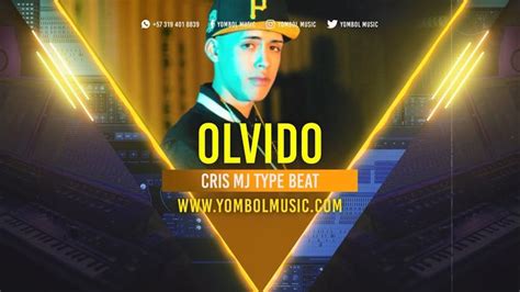 Cris Mj Type Beat Olvido ⚡ Beat Reggaeton Chileno Type Beat Reggaeton Music Beats