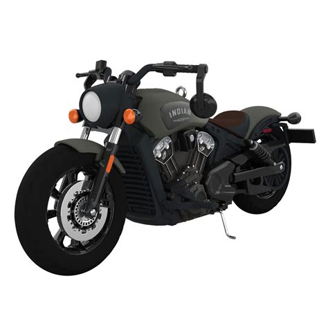 2023 Indian Scout Bobber Motorcycle Hallmark Christmas Ornament
