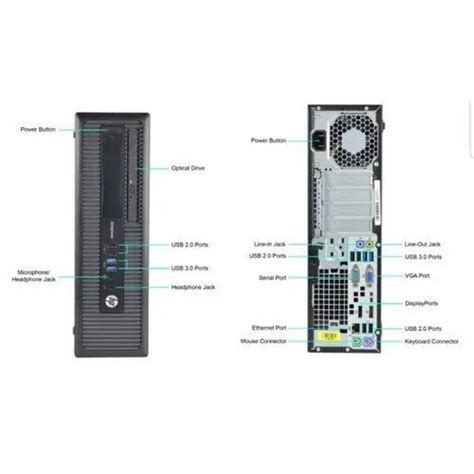 Window Pro I Hp Elite Desk G Small Refurbished Desktop Computer Th Gen At Rs In
