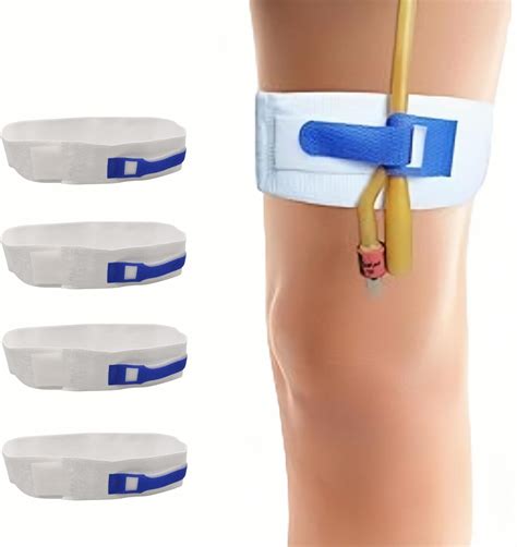 Weeoatar 4 Pack Foley Catheter Leg Band Catheter Tube