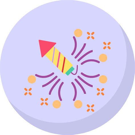 Firework Flat Bubble Icon 44052667 Vector Art At Vecteezy