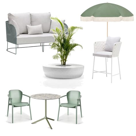 Rooftop Terrace 2 Interior Design Mood Board By Mindamuhana