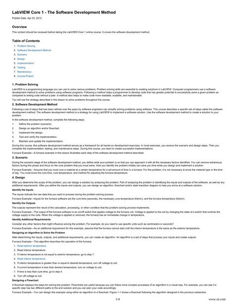 PDF LabVIEW Core The Software Development Method DOKUMEN TIPS