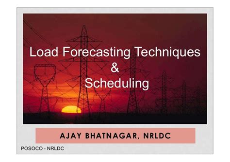 load forecasting techniques pdf