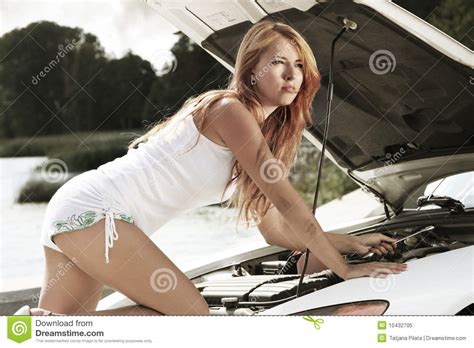 Service Stock Image Image Of Caucasian Beauty Motor