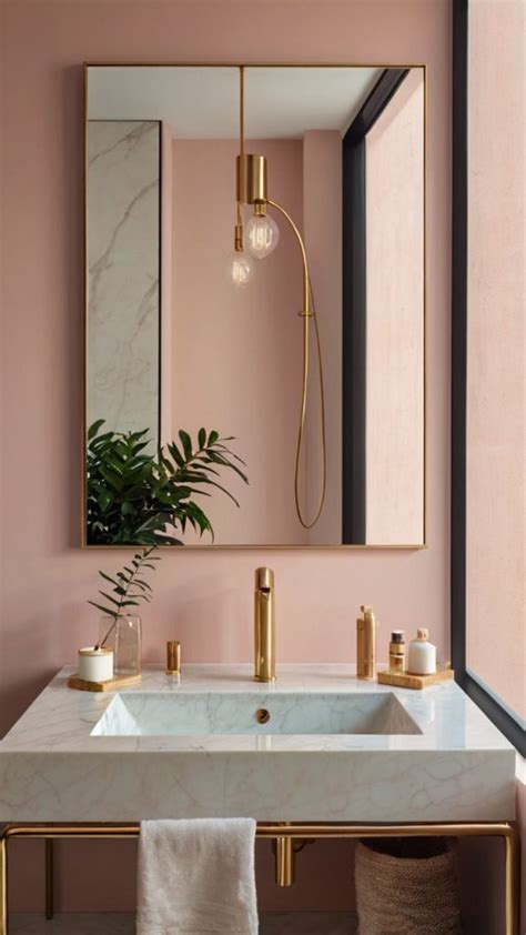 15 Stunning Pink And Gold Bathroom Ideas For Luxe Makeovers