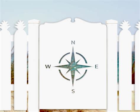 Plastic Nautical Compass Gate Durable Decorative And Desirable Marine