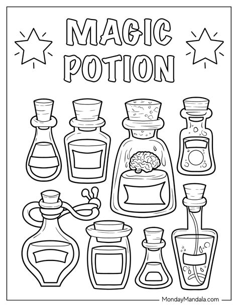 23 Magic Coloring Pages Free Pdf Printables