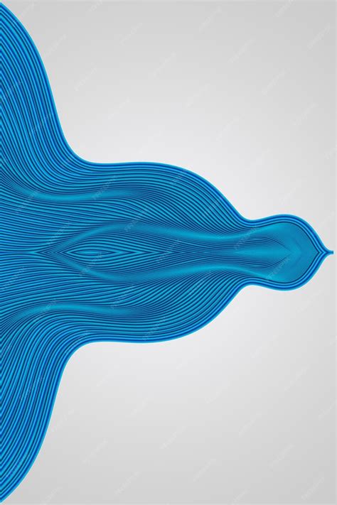 Premium Photo 3d Rendering Of Wavy Blue Abstract Line Texture Texture Background