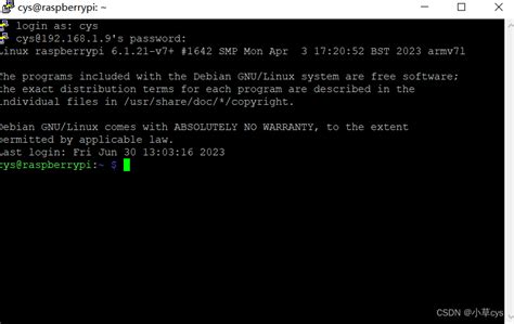树莓派 Raspberry Pi Zero 2w 安装默认系统时 Ssh 登录并开启摄像头推流一段时间braspberry Pi Zero