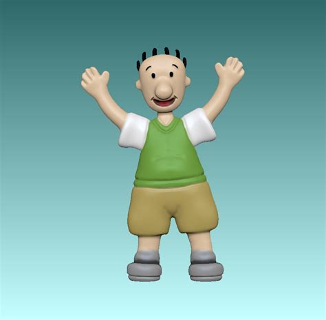 Stl File Doug Funnie From Doug Cartoon Show 👾・3d Printable Model To