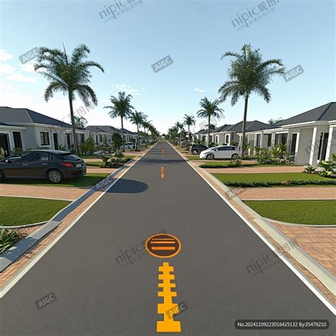 Ai创作图社区道路 房地产道路 个性道路设计 道路效果图设计 城市规划道路 乡村道路新农村建设 新农村道路建设 房产道路 道路透视图 效果图道路 社区路 房前道路 城镇道路模型 新农村街道改造