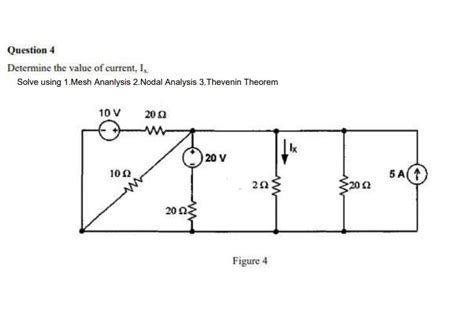 Solved Question Determine The Value Of Current I Solve Chegg