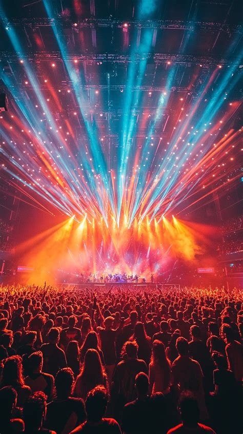 Free Concert Light Show Image Concert Lights Crowd Download At