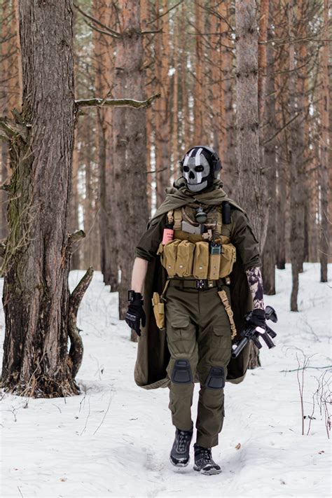 Косплей Ghost Modern Warfare 2019 Пикабу