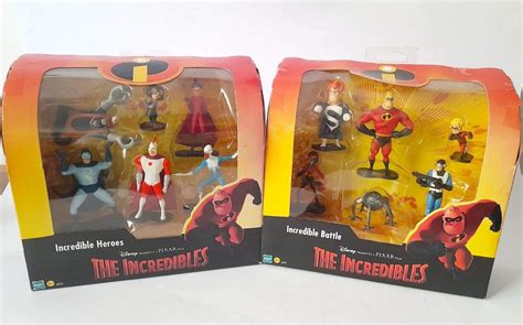 ♥ 2 Rari Set The Incredibles Disney Pixar Hasbro Incredible Battle