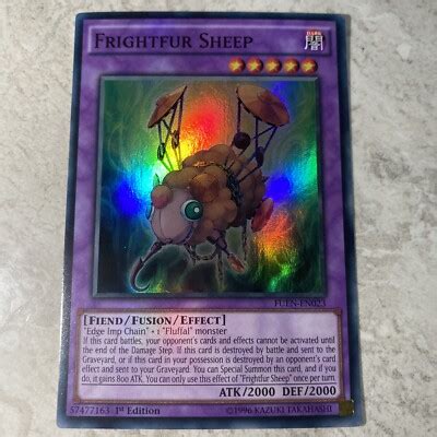 Yugioh Frightfur Sheep Fuen En023 Super Rare 1st Edition Ebay