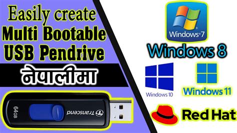 Create Multi Bootable Usb In Single Pen Drive In Nepali Windows 781011 Linux 2024