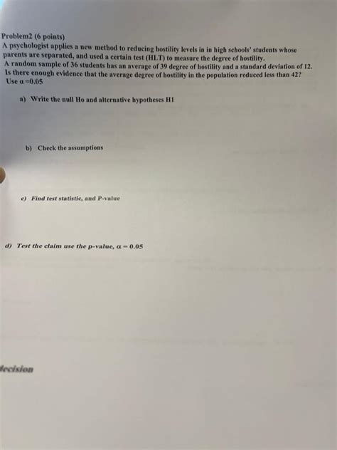 solved problem2 6 points a psychologist applies a new