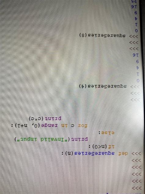 Solved Write The Algorithm For Printing A Series Of Chegg Com