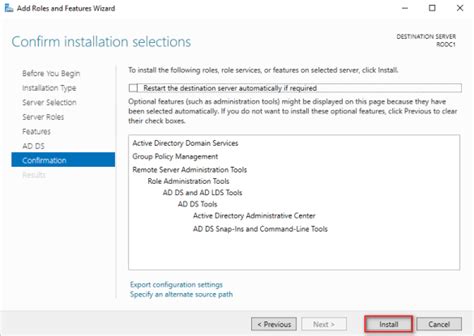 how to install and configure read only domain controller rodc