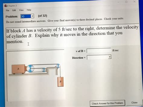 solved chapter 2 file edit view help problem 30 of 32 do