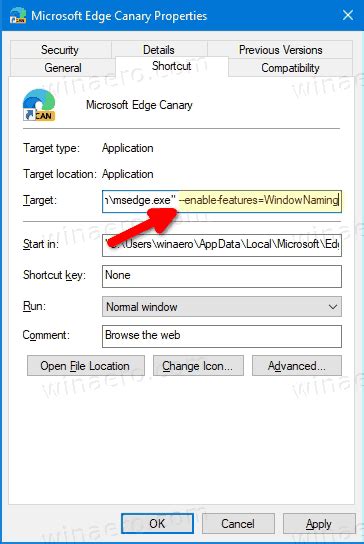 How To Enable Name Window Option In Microsoft Edge